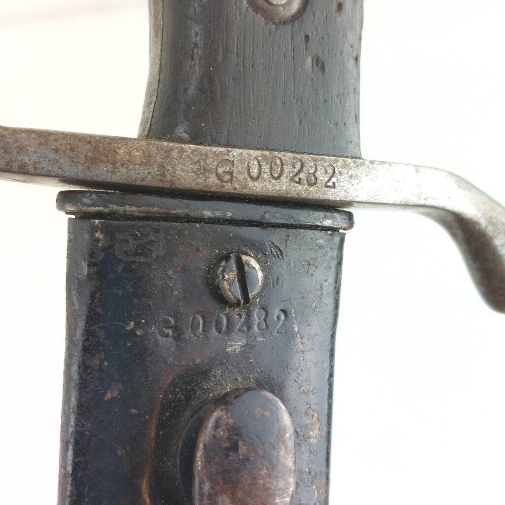 Very rare, Argentinian made, M1909 Artillery Short Sword, with matching ...