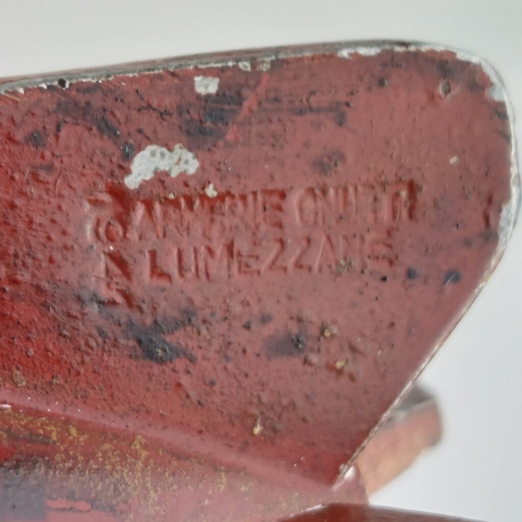 WW2 Italian Red Devil Mortar Shell. Inert - Sally Antiques