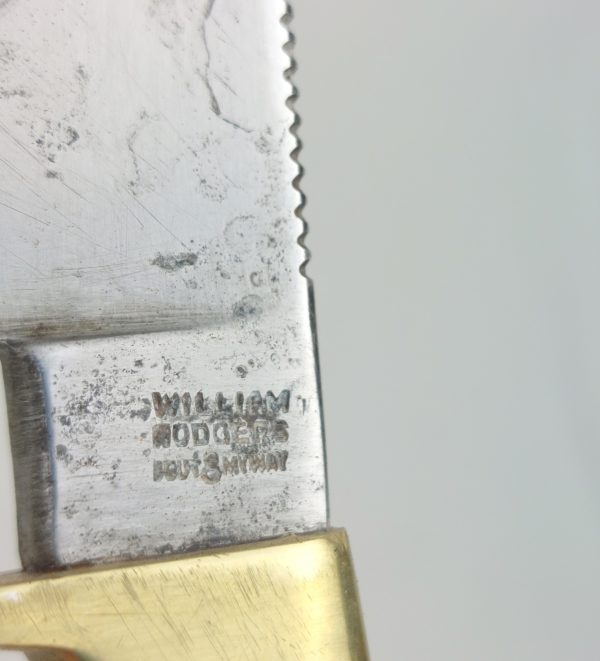 Vintage William Rodgers "I Cut my Way" Fixed Blade Knife with Sawback ...