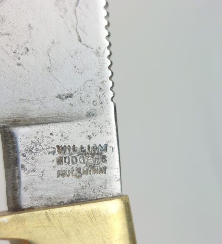 Vintage William Rodgers "I Cut my Way" Fixed Blade Knife with Sawback ...