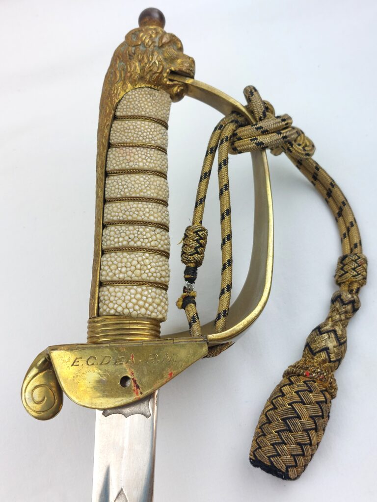 British, Named, 1827 Pattern, Naval Officers Sword by Gieve's, with ...