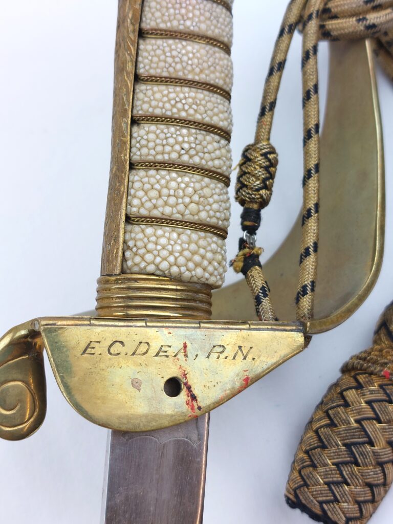 British, Named, 1827 Pattern, Naval Officers Sword by Gieve's, with ...