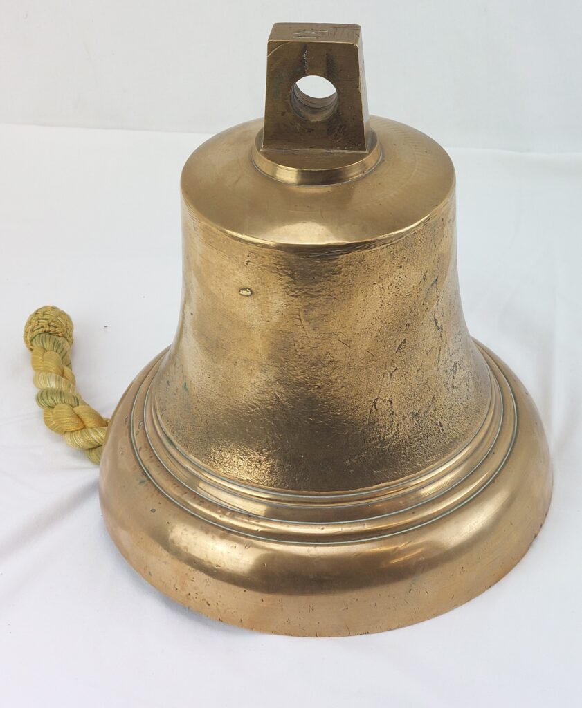 British Navy, George VI Bronze Ships Bell with Original Clapper - Sally ...