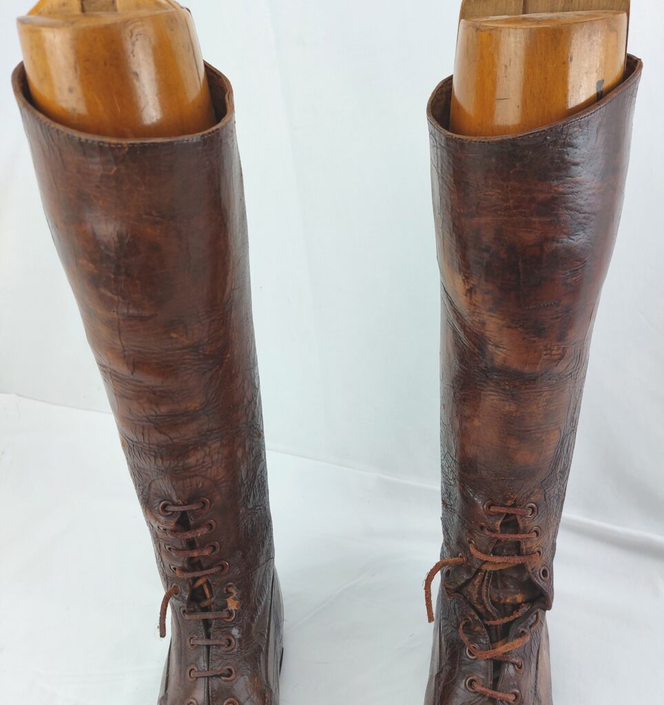 British, WW1, Officers Boots with Original Wooden Lasts/Trees - Sally ...