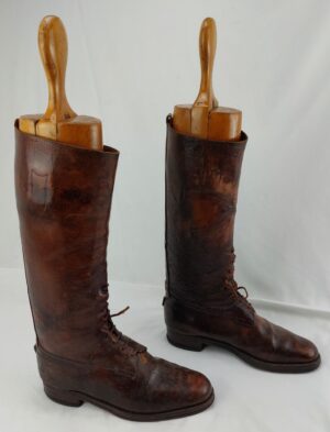 British, WW1, Officers Boots with Original Wooden Lasts/Trees - Sally ...