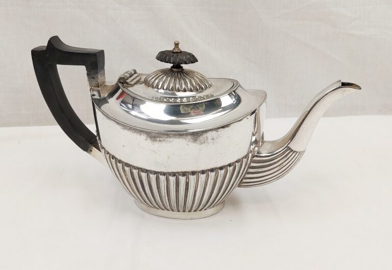 Edwardian Silver Plated 3 Piece Tea Set - Sally Antiques