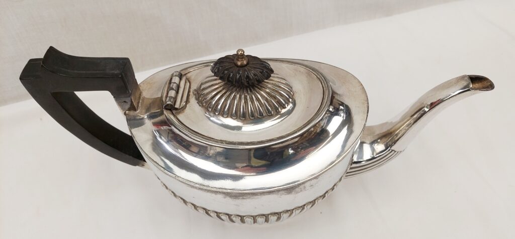 Edwardian Silver Plated 3 Piece Tea Set - Sally Antiques