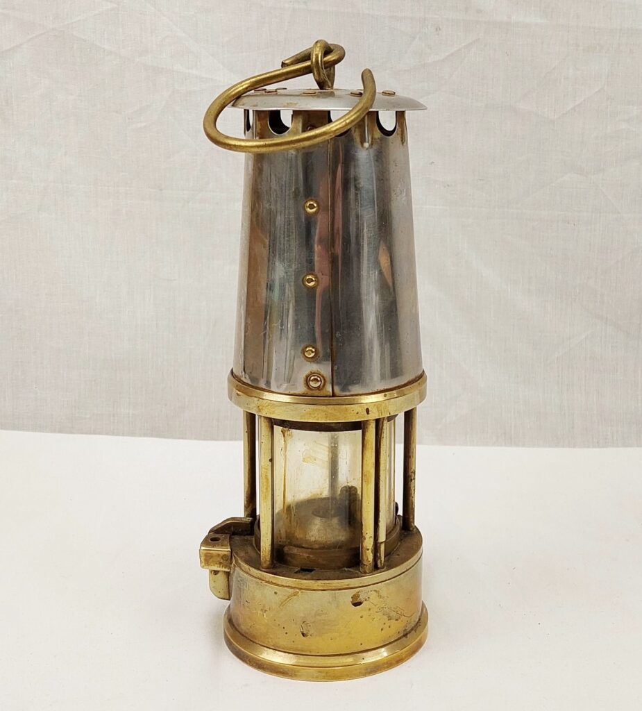 Protector Lamp & Lighting Co. Type 6 Miners Lamp - Sally Antiques