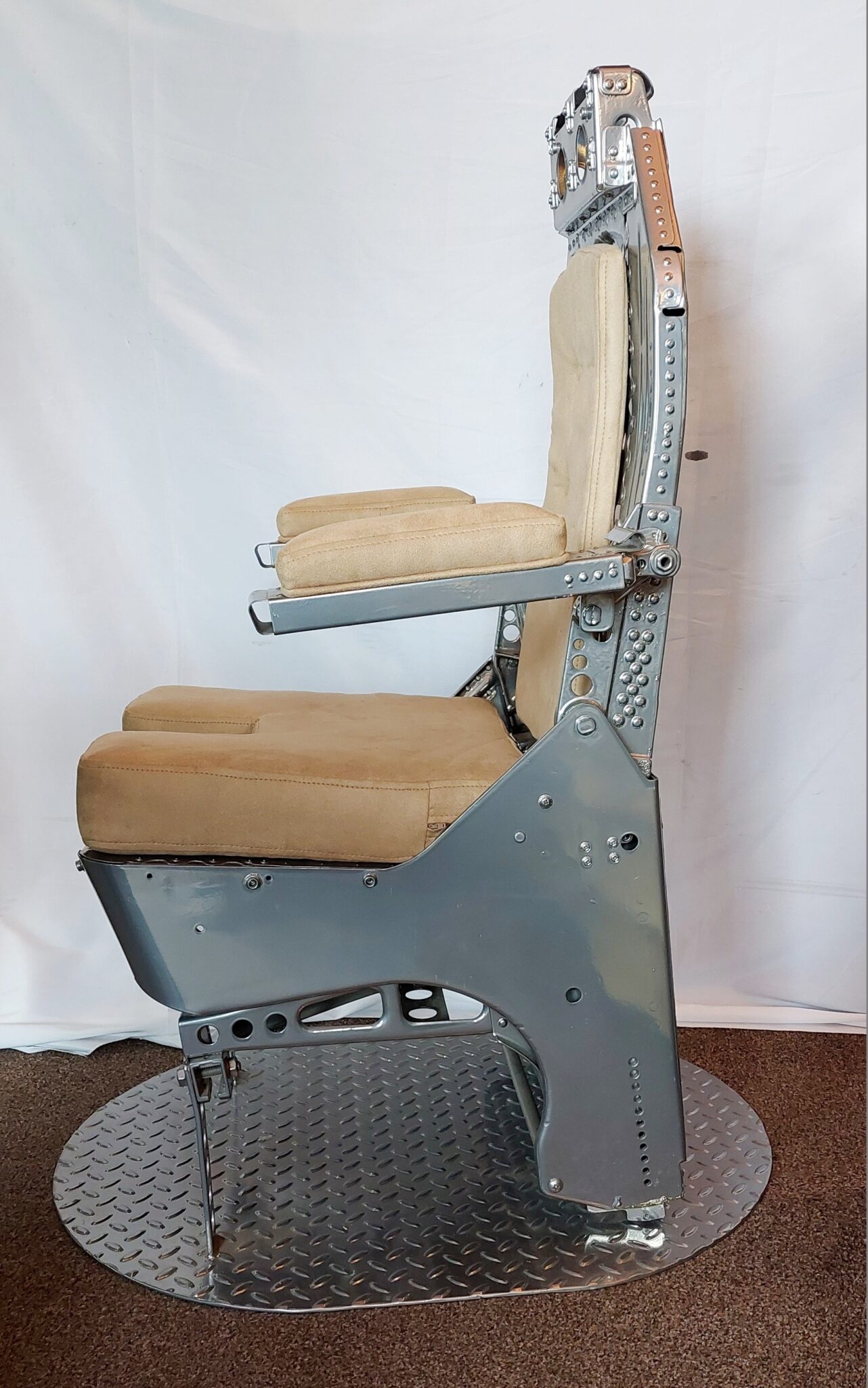Professionally Polished And Restored Boeing Jet Liner Pilots Seat ...