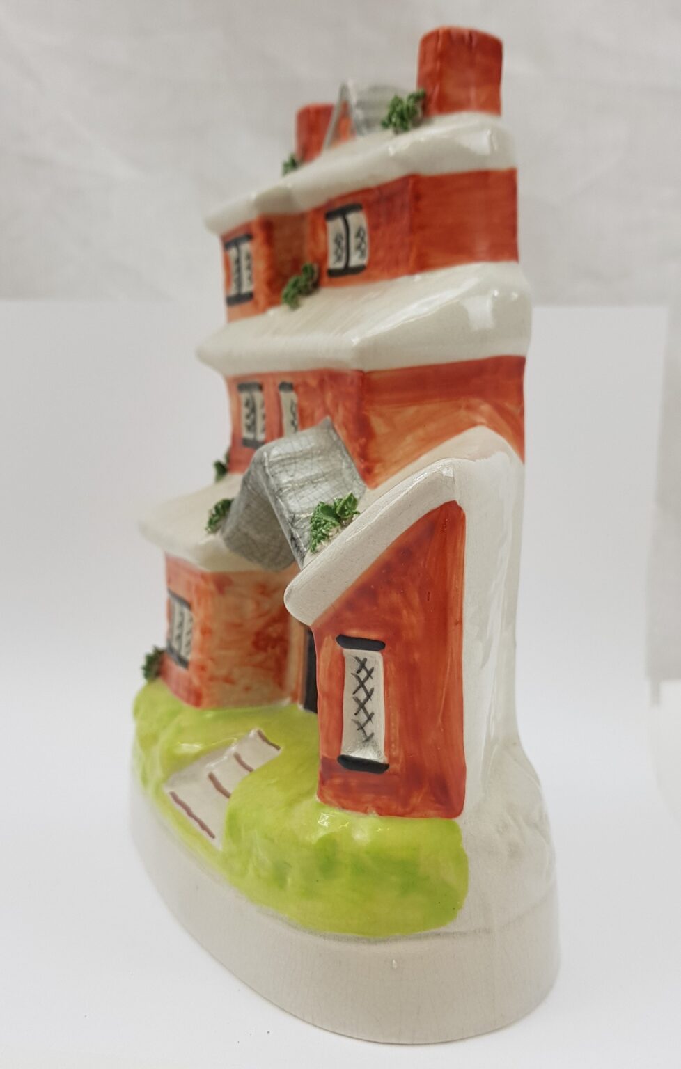 Victorian Staffordshire Flatback House #2 - Sally Antiques
