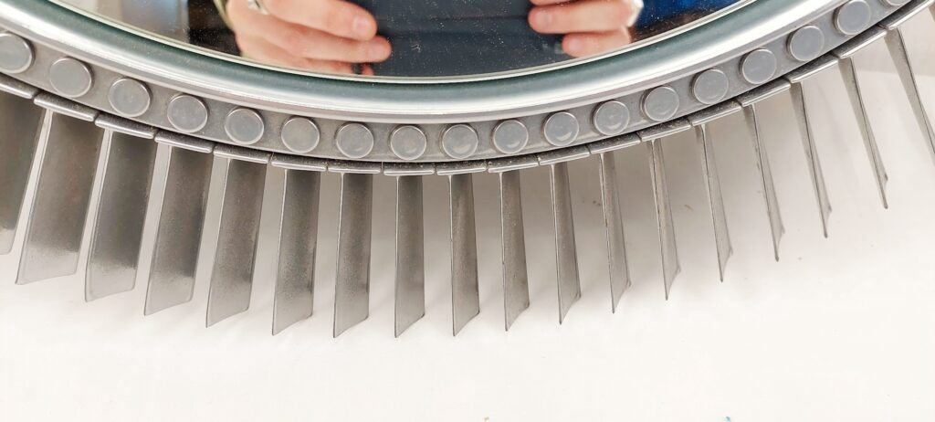 Wall Mirror Made From Upcycled RAF Canberra Aircraft Engine Turbine ...