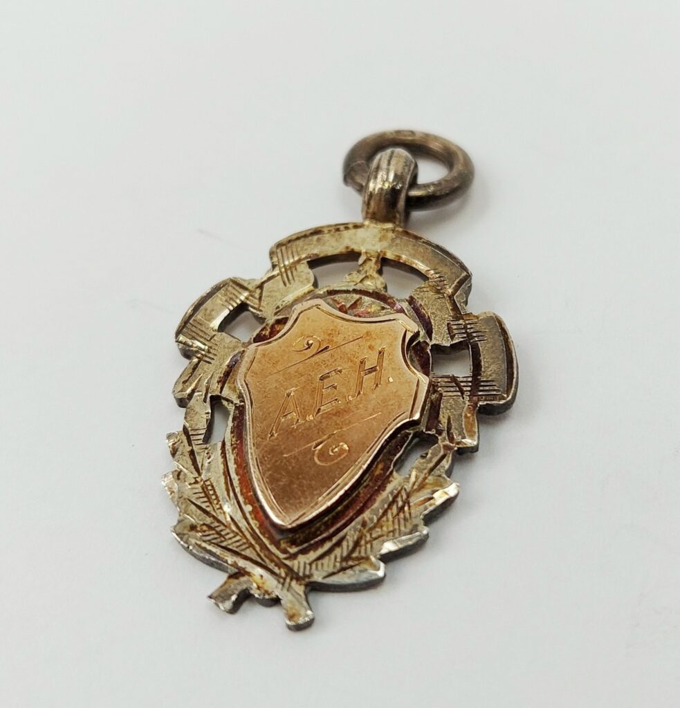 1922-23 Silver And Rose Gold Sports Medal - Sally Antiques