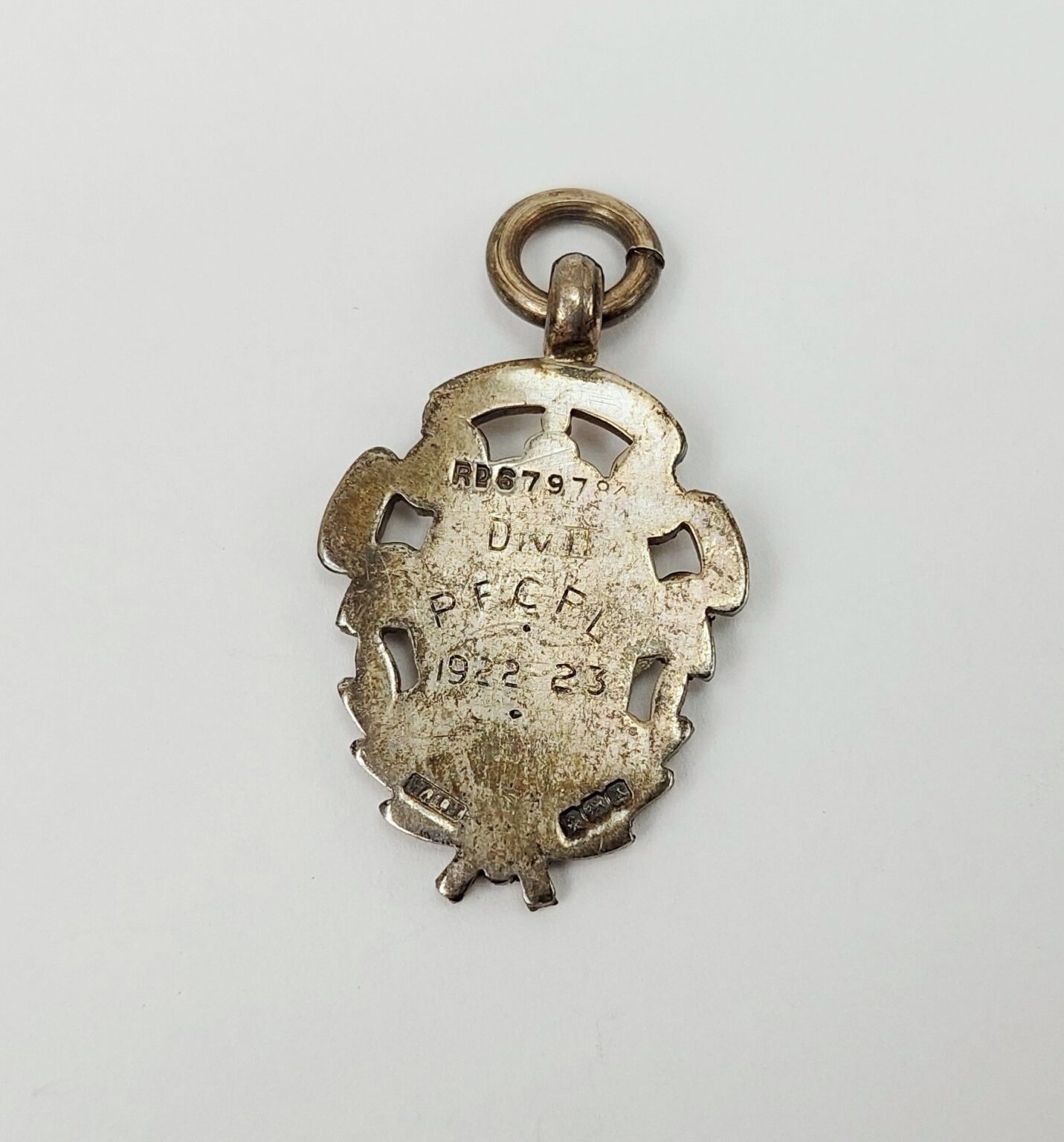 1922-23 Silver And Rose Gold Sports Medal - Sally Antiques