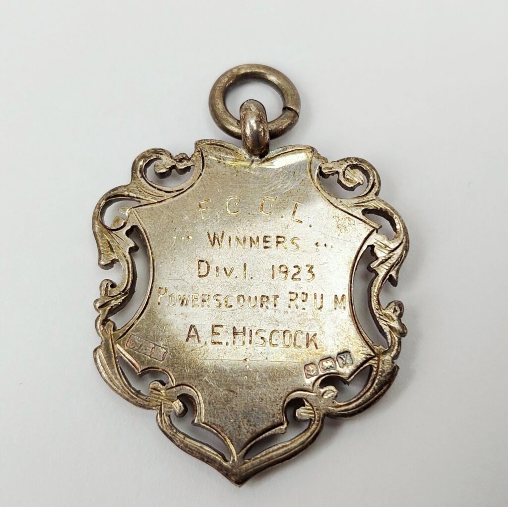 1923 Silver And Rose Gold Sports Medal - Sally Antiques
