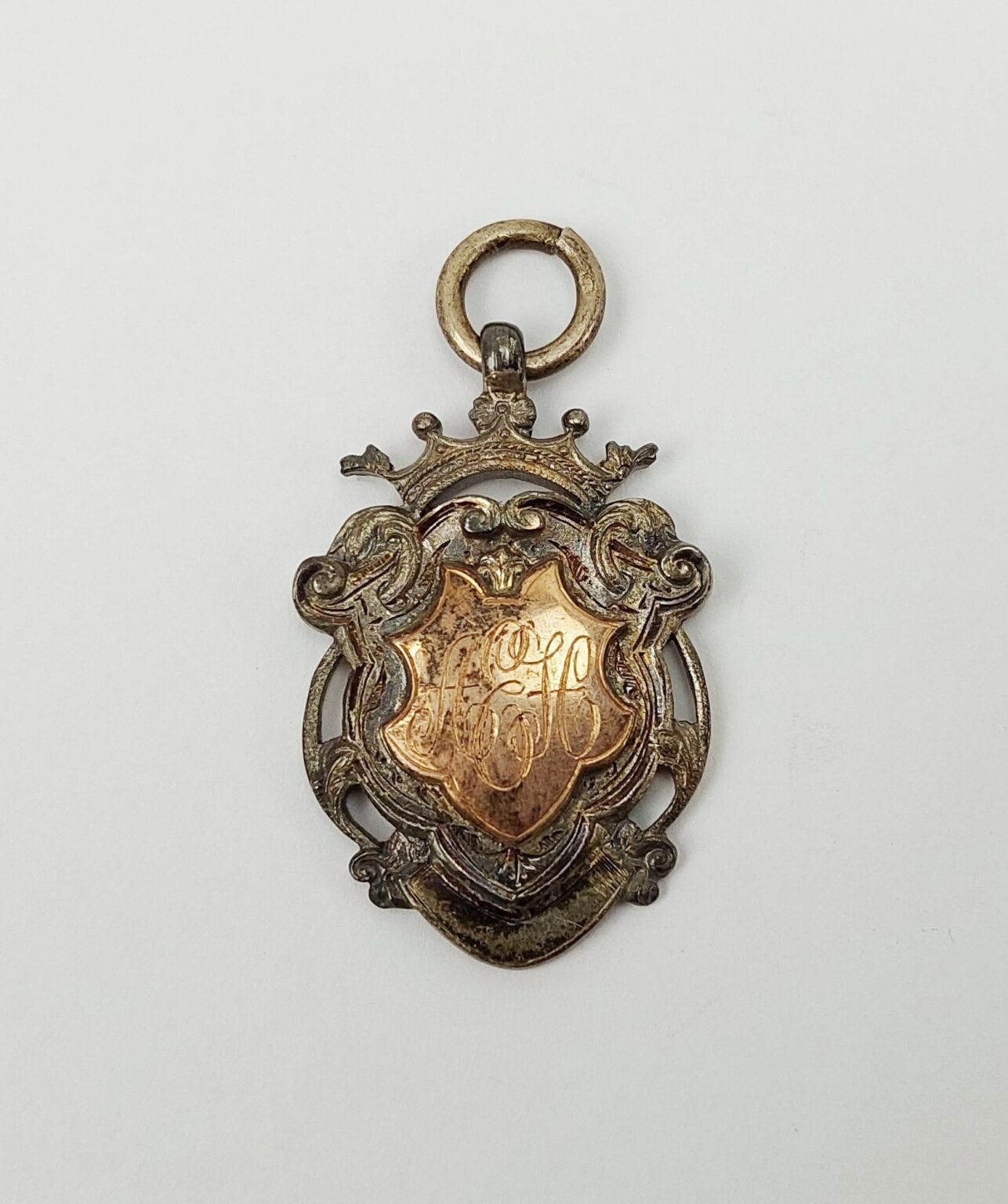 1924 Silver And Rose Gold Sports Medal - Sally Antiques