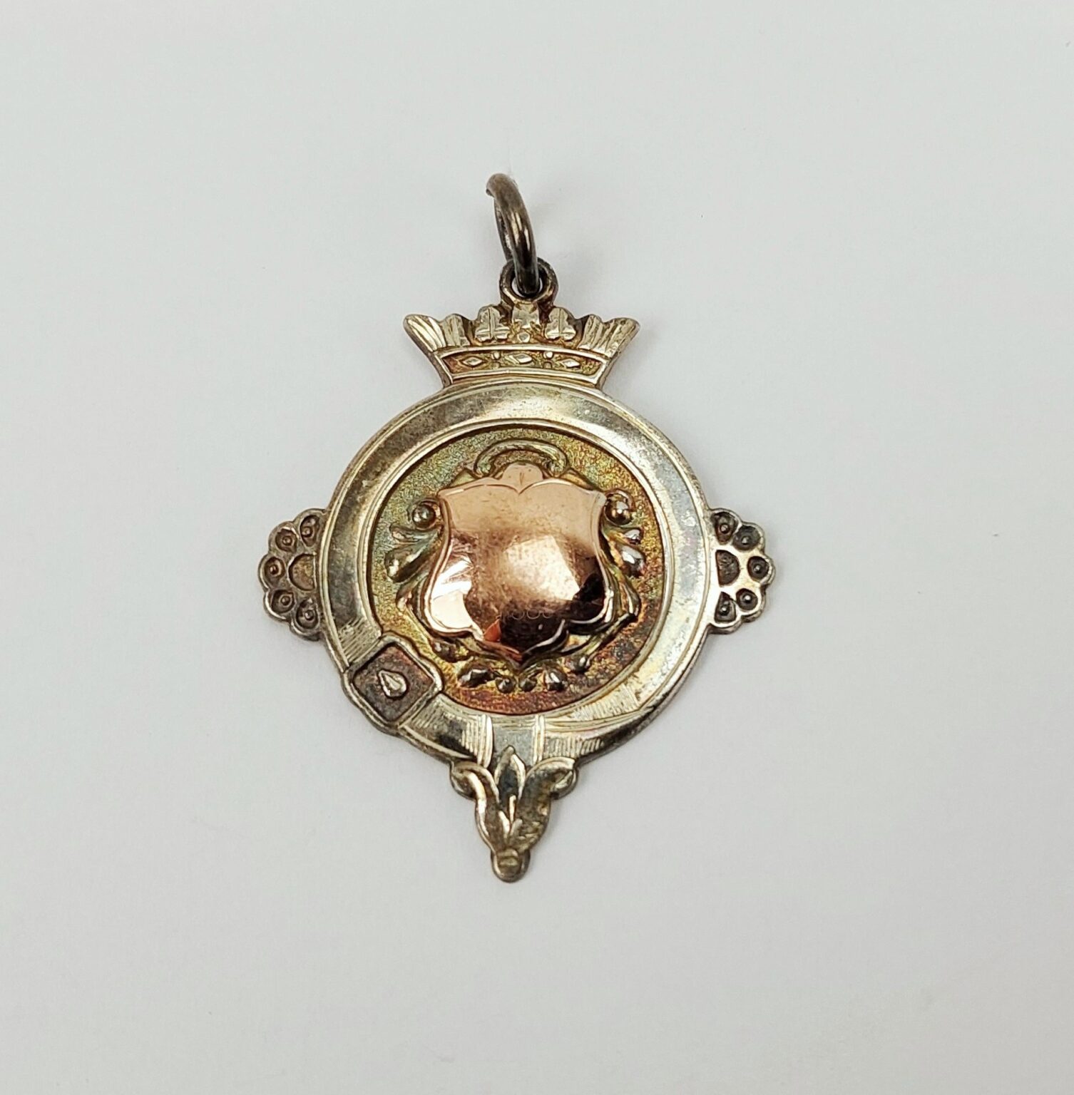 1930 Silver And Rose Gold Sports Medal - Sally Antiques