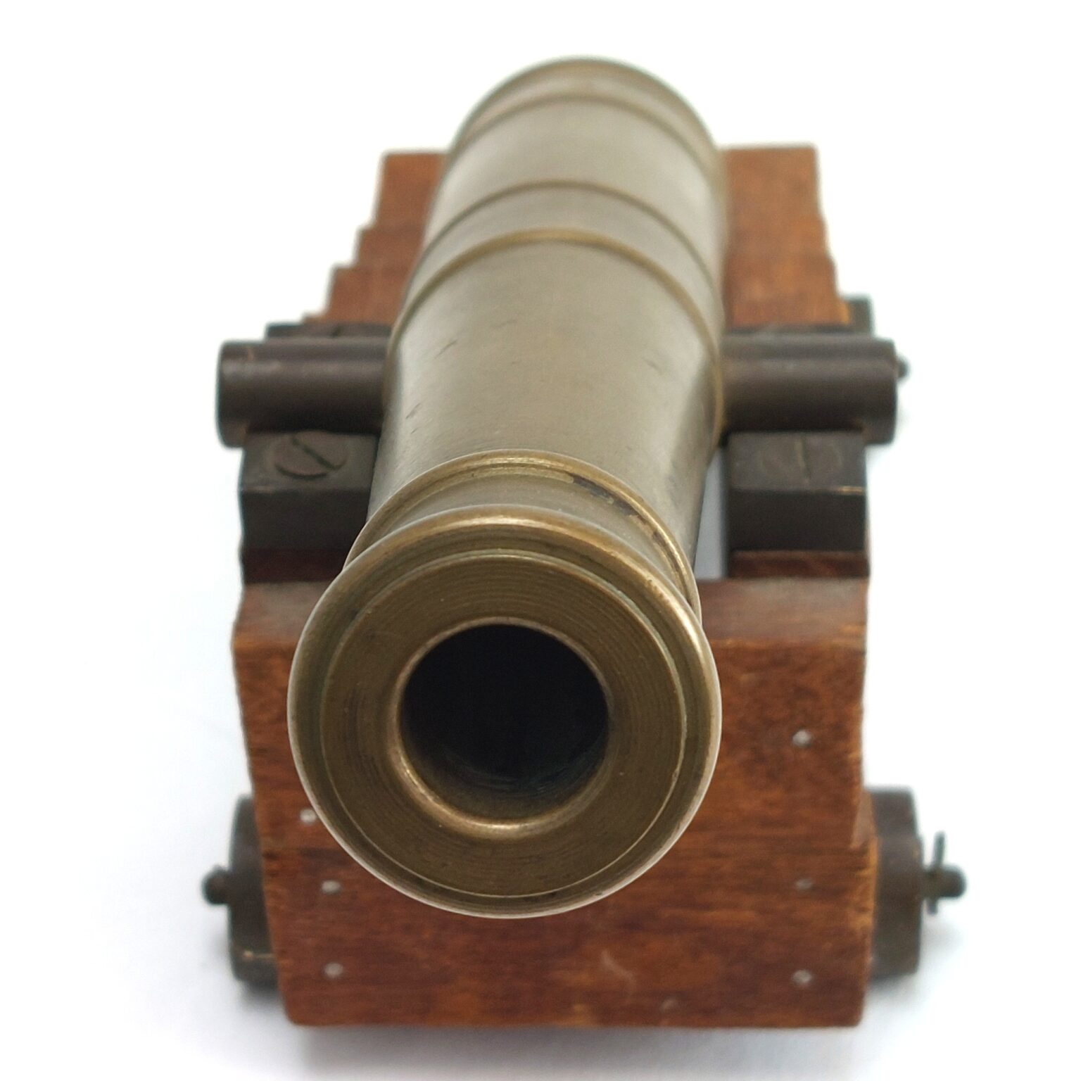 19th century, Brass, 18lb Navy Signaling Cannon, miniature replica ...