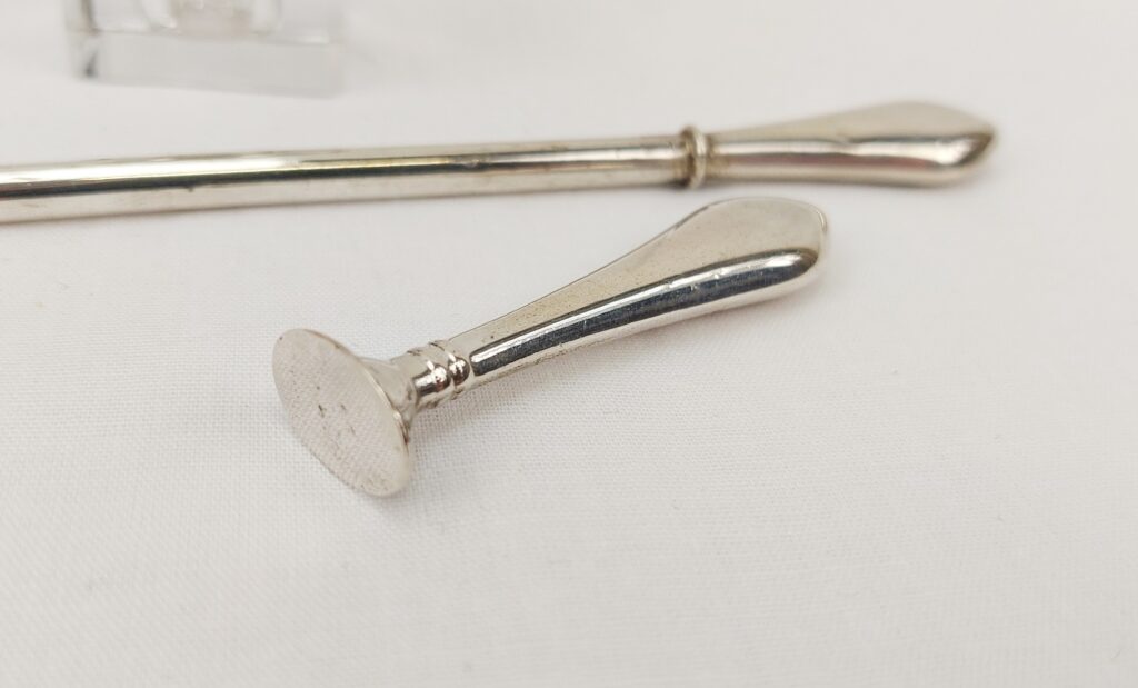 Cased Continental Silver 3 Piece Writing Set - Sally Antiques
