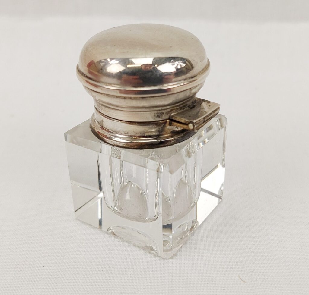 Cased Continental Silver 3 Piece Writing Set - Sally Antiques