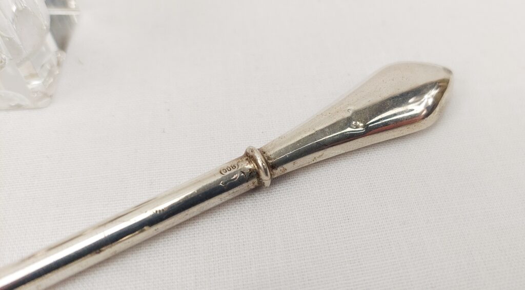 Cased Continental Silver 3 Piece Writing Set - Sally Antiques