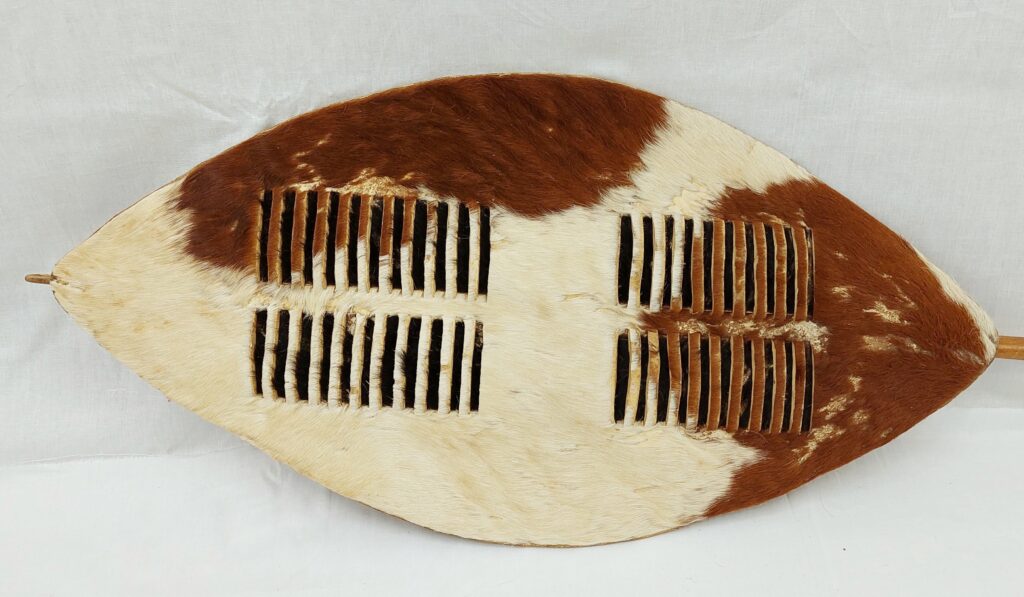 Circa 1879 Zulu Wars Set Of Shield, Knobkerrie And Iklwa Spear - Sally ...