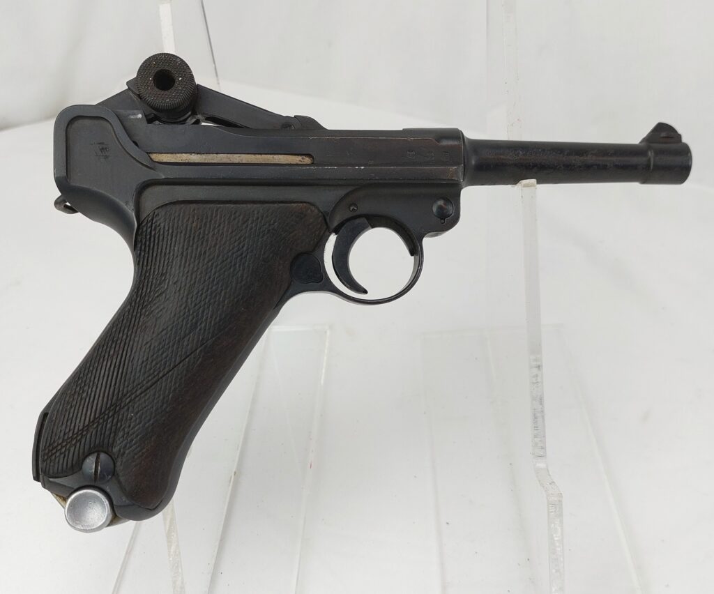 German, WW2, DWM/Mauser PO8 Luger Semi-Automatic Pistol, 9mm, "G" Issue ...