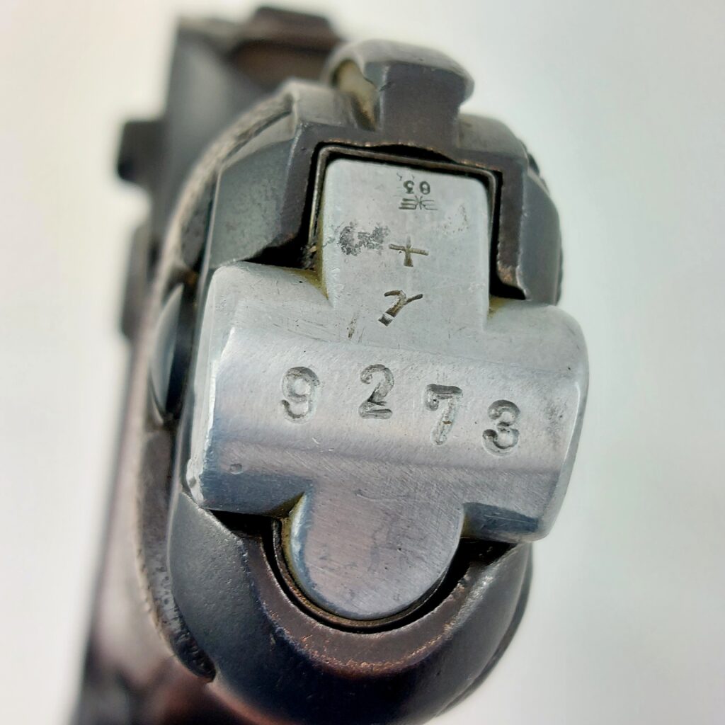 German, WW2, DWM/Mauser PO8 Luger Semi-Automatic Pistol, 9mm, "G" Issue ...
