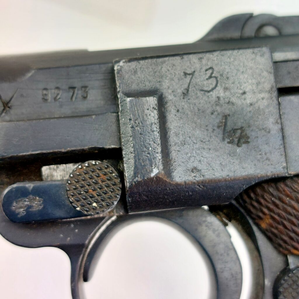 German, WW2, DWM/Mauser PO8 Luger Semi-Automatic Pistol, 9mm, "G" Issue ...