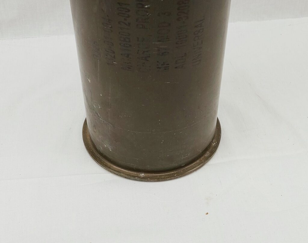 Large 5 Inch Brass Shell Case #3 - Sally Antiques