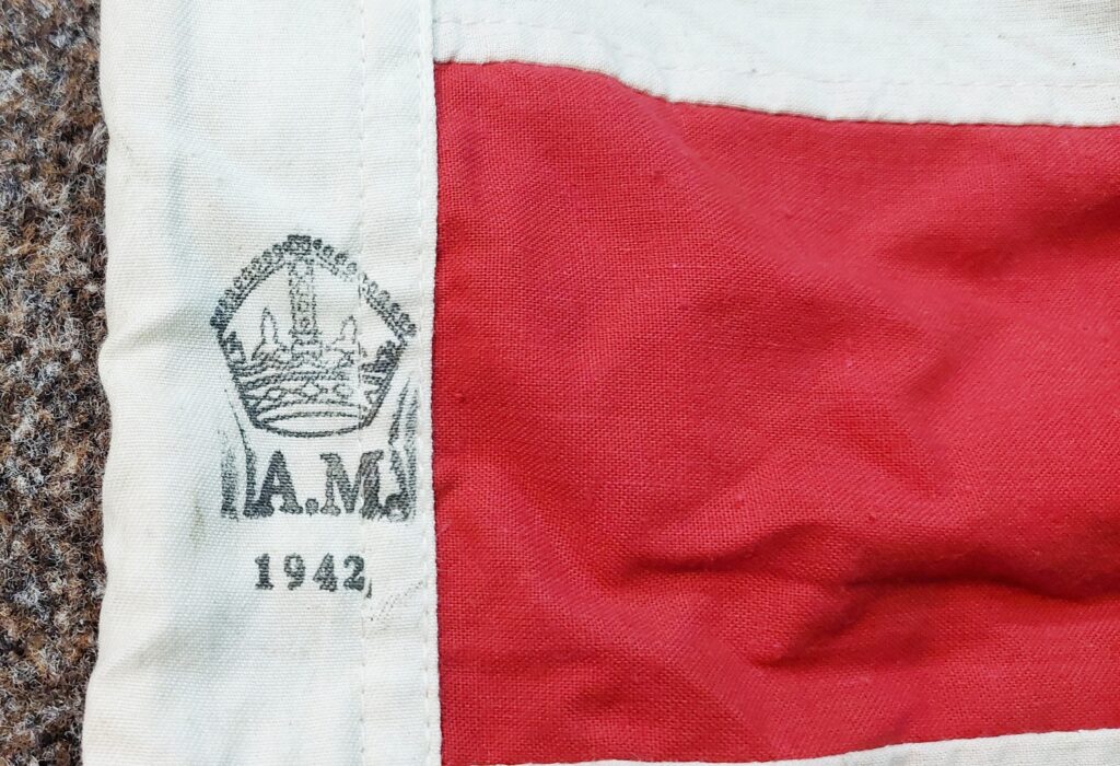 WW2 RAF Flag Dated 1942 - Sally Antiques