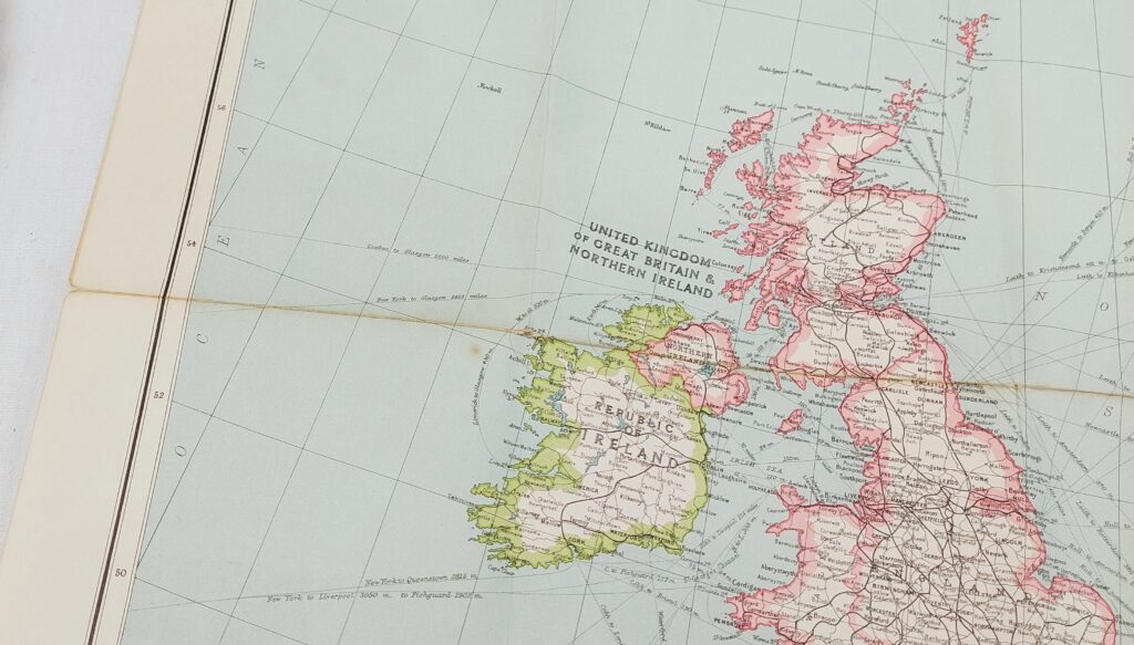 Bartholomew’s Political Map of Europe and the Mediterranean c1958 ...