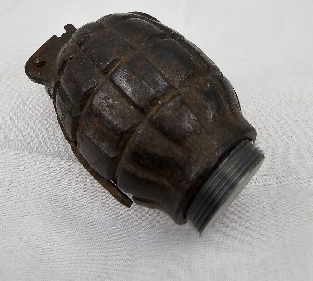 British WW2 No 36 Mk 1 Mills Bomb - Sally Antiques