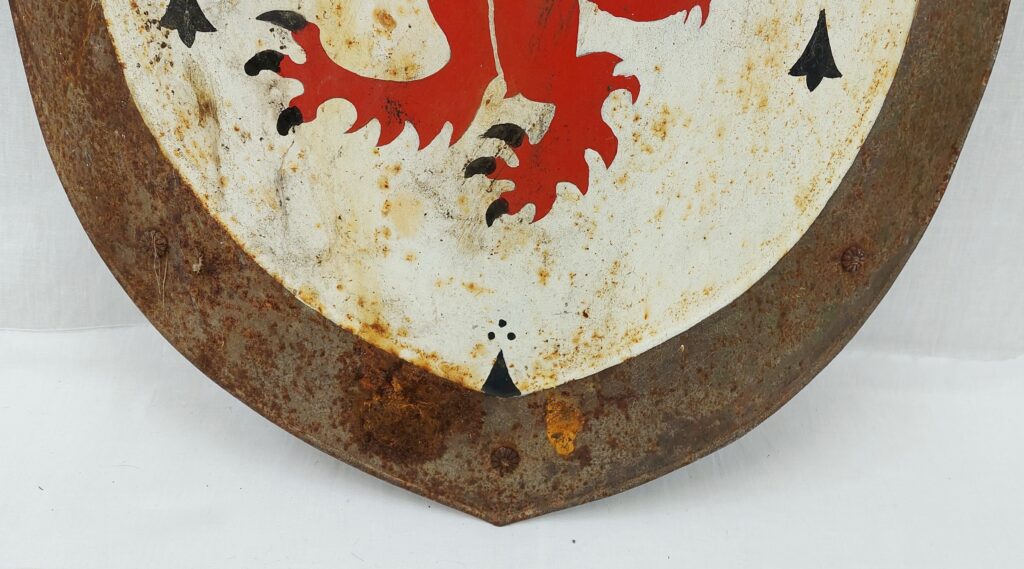 Vintage Steel Knights Shield - Sally Antiques