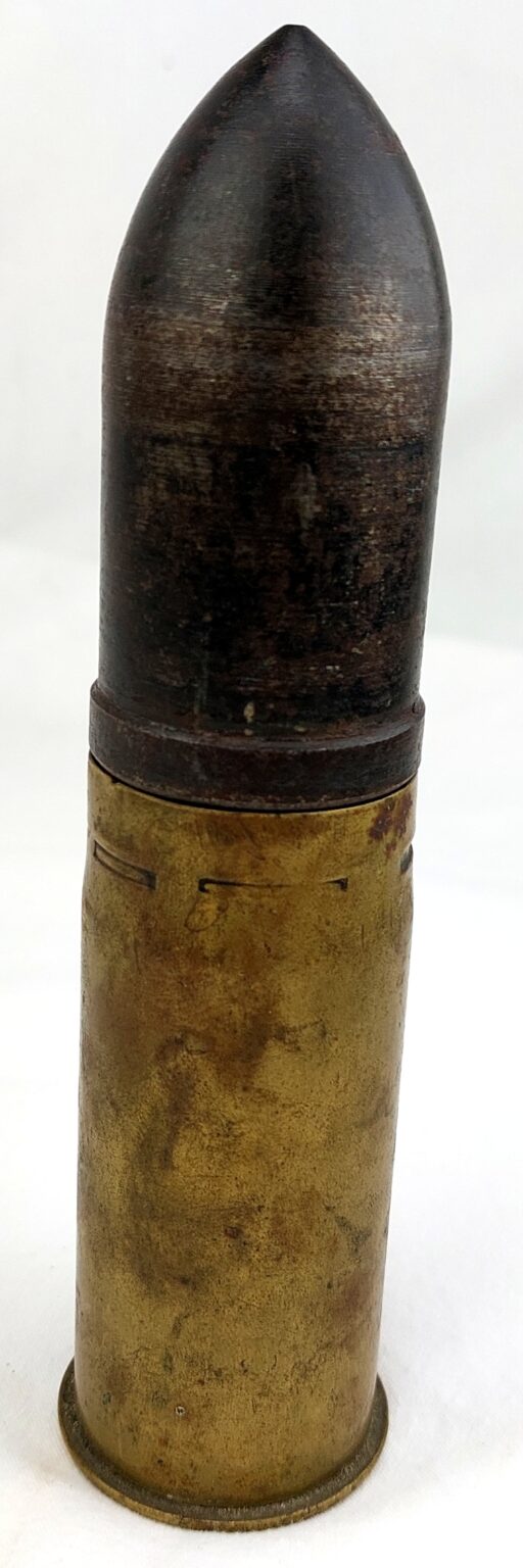WW1, German, 37mm Shell and Shell Casing, Karlsruhe Patronefabrik 1915 ...
