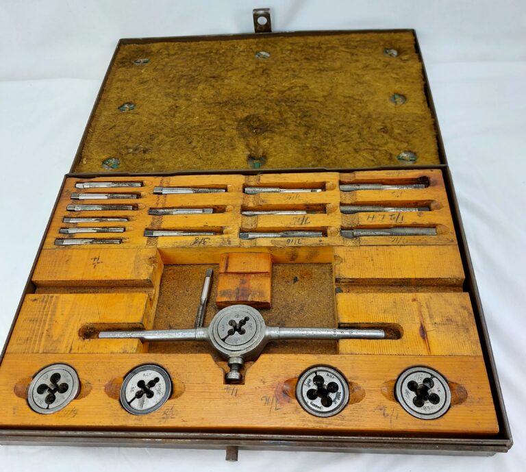 WW2, British Army, 1943, R.A.L.C, Metal Tool Box, Tap & Die Set - Sally ...