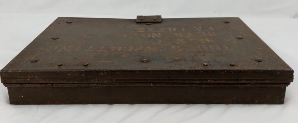 WW2, British Army, 1943, R.A.L.C, Metal Tool Box, Tap & Die Set - Sally ...