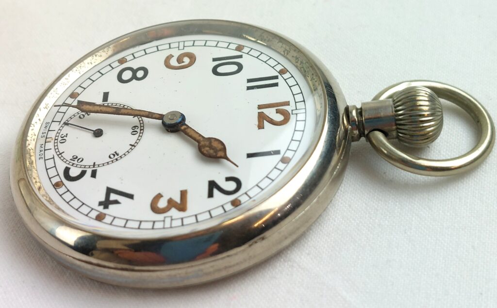 WW2, British, Military, GSTP Pocket Watch, Swiss Made, Unsigned - Sally ...