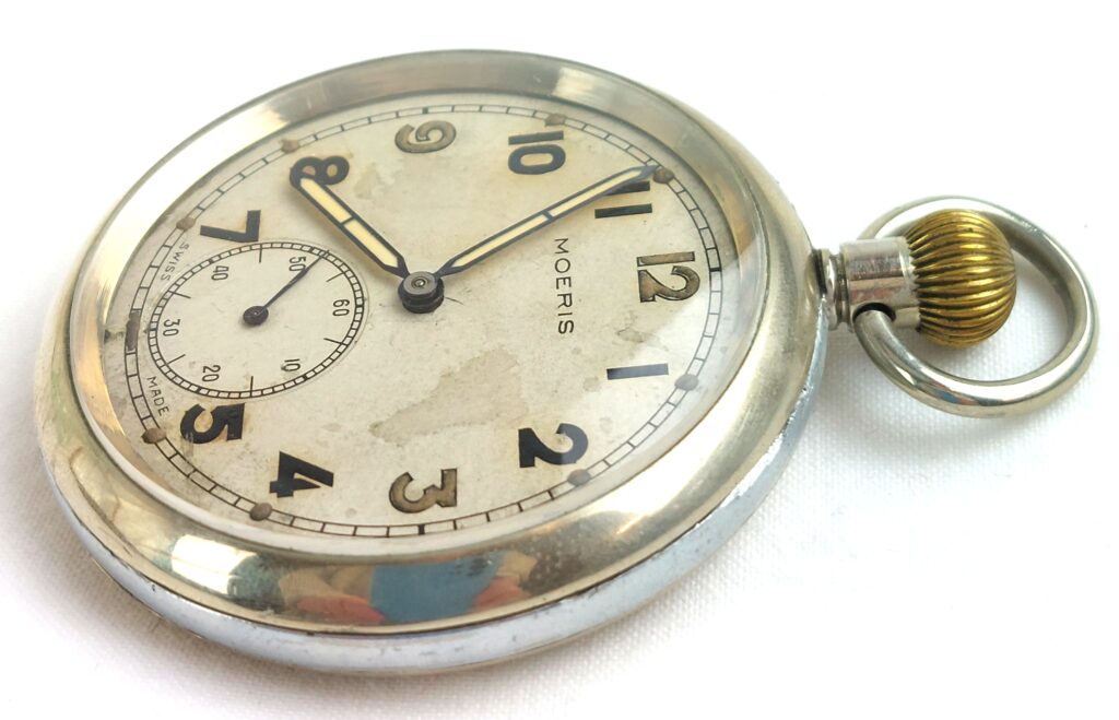 WW2, British, Military GSTP Pocket Watch, Swiss Made by Moeris - Sally ...