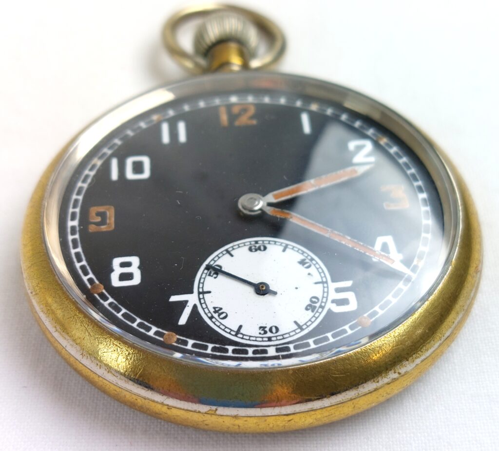 WW2, British, Military, GSTP Pocket Watch, Unsigned with Unusual Face ...