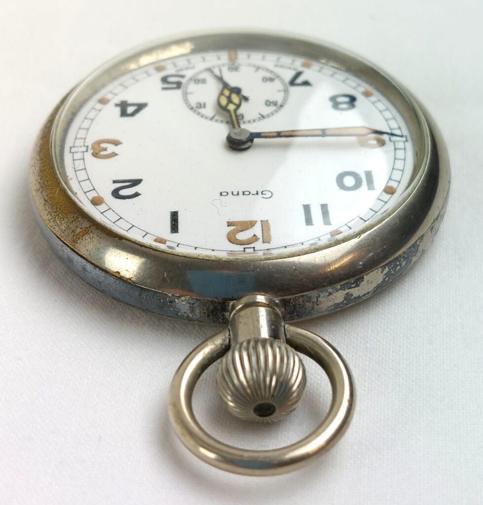WW2, British, Military GSTP Pocket Watch, Swiss Made by Grana - Sally ...