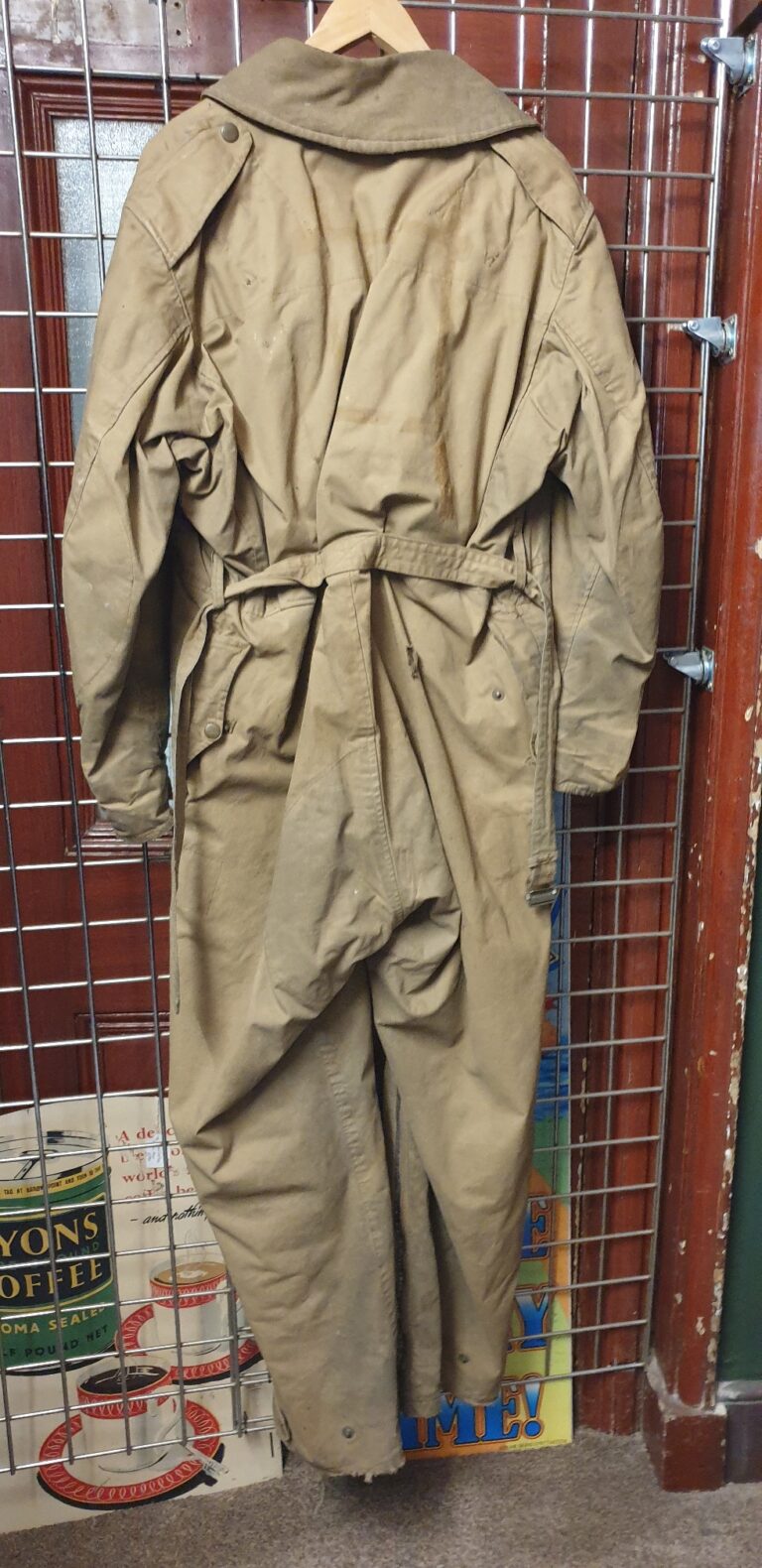 WW2 British Tank Crew Overalls 1944 Dated - Sally Antiques