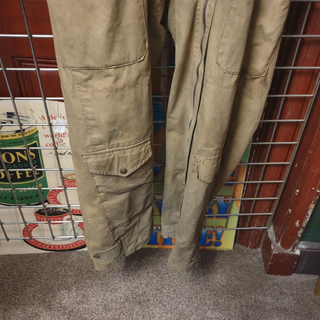WW2 British Tank Crew Overalls 1944 Dated - Sally Antiques