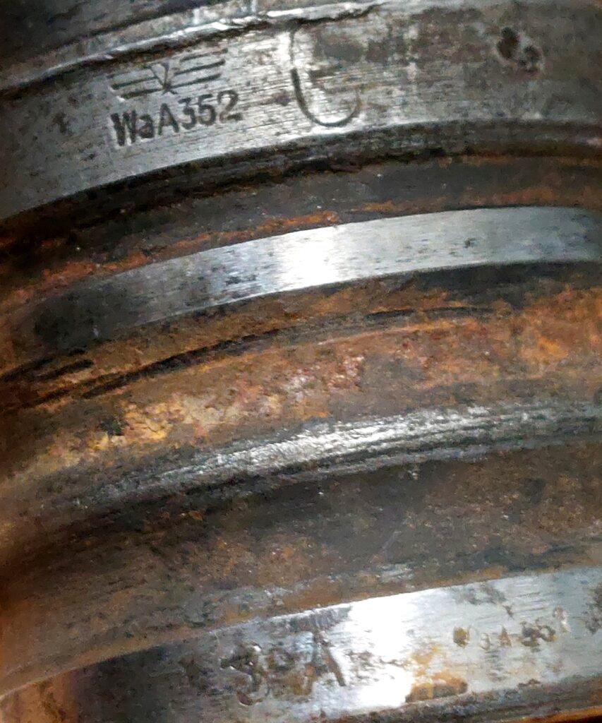 WW2, German, 3.7cm Shell and Flak 18 Shell Casing. Dated 1944, Inert ...
