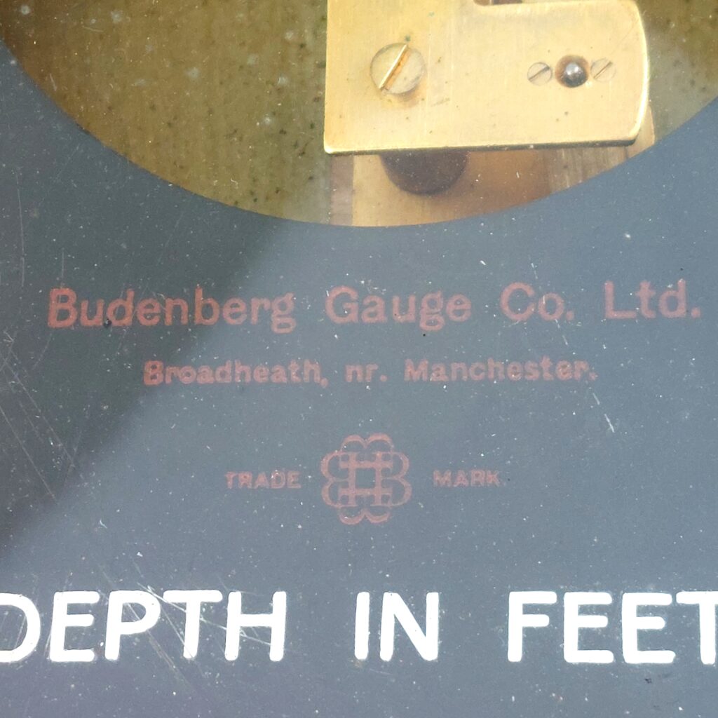 WW2, Royal Navy Submarine Budenberg Pressure Guage, with Broad Arrow ...