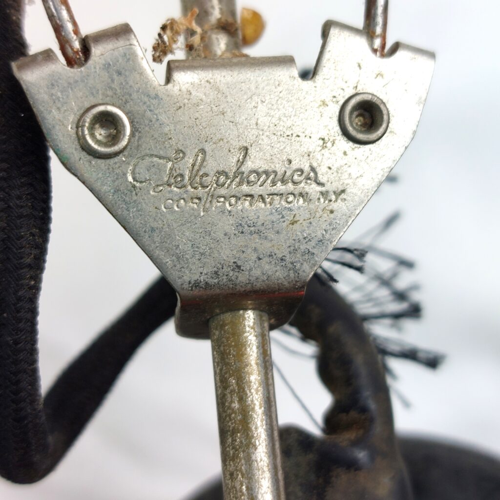 WW2 era, USA, Telephonics Corporation. NY, Headset, with Amplivox ears ...