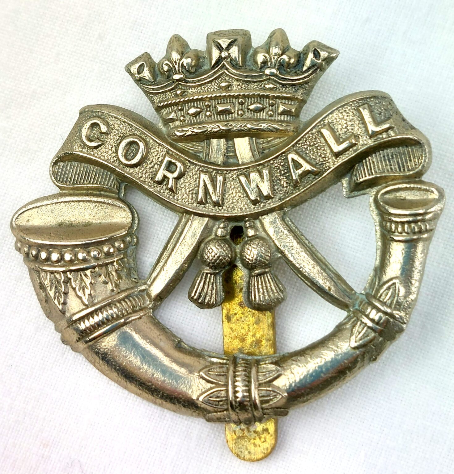 British, Duke of Cornwall Light Infantry, Cap Badge, by J.R. Gaunt ...