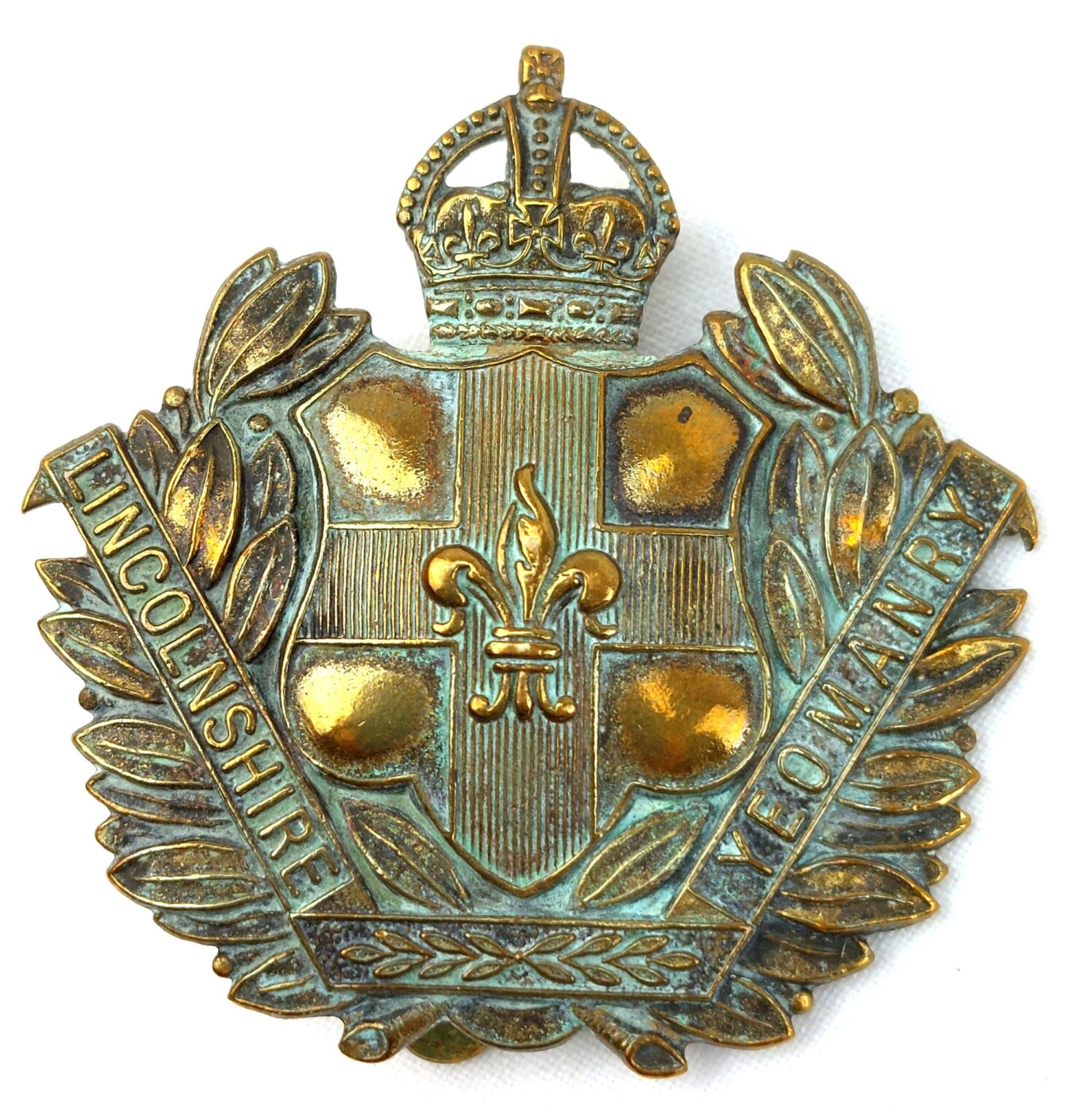 British, Lincolnshire Imperial Yeomanry, Cap Badge - Sally Antiques