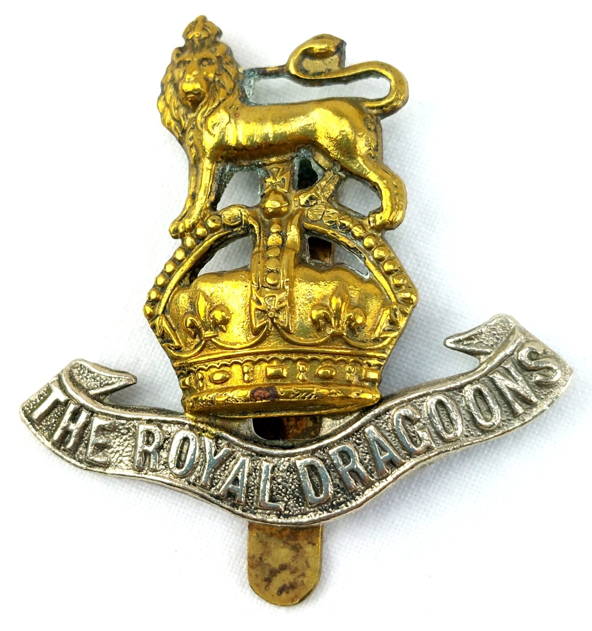 British, Royal Dragoons King's, Cap Badge - Sally Antiques