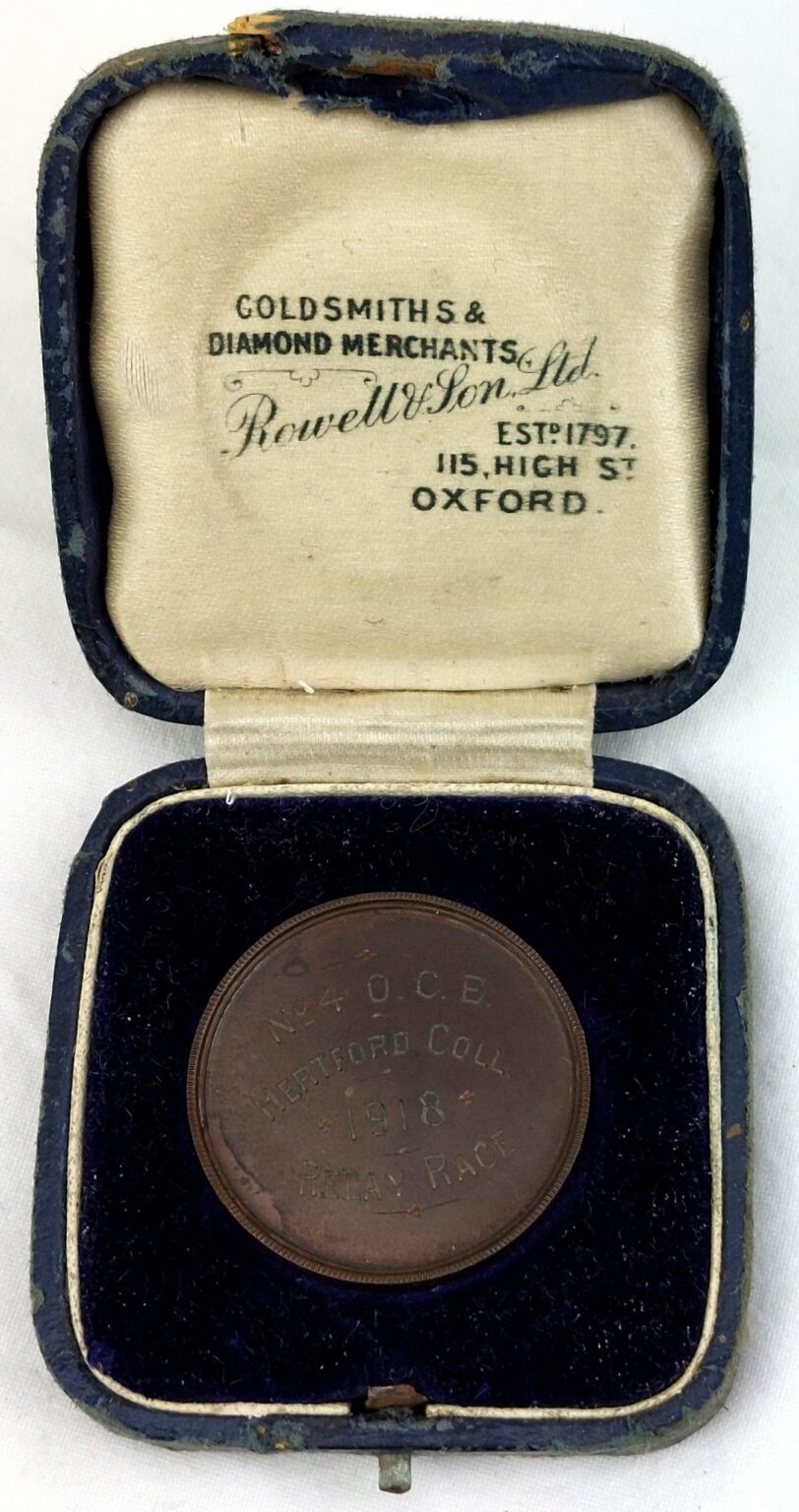 British, WW1, "No 4 O.C.B (4th Officer Cadet Battalion), Hertford ...
