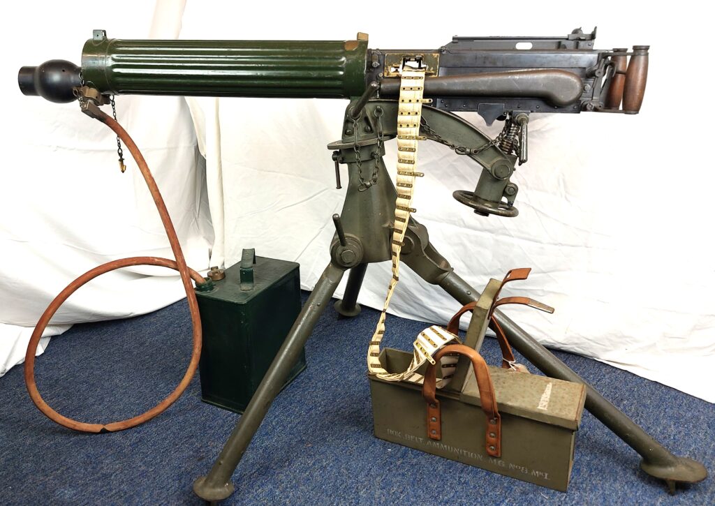British, WW1 Vickers Light Machine Gun, .303 cal. complete with ...